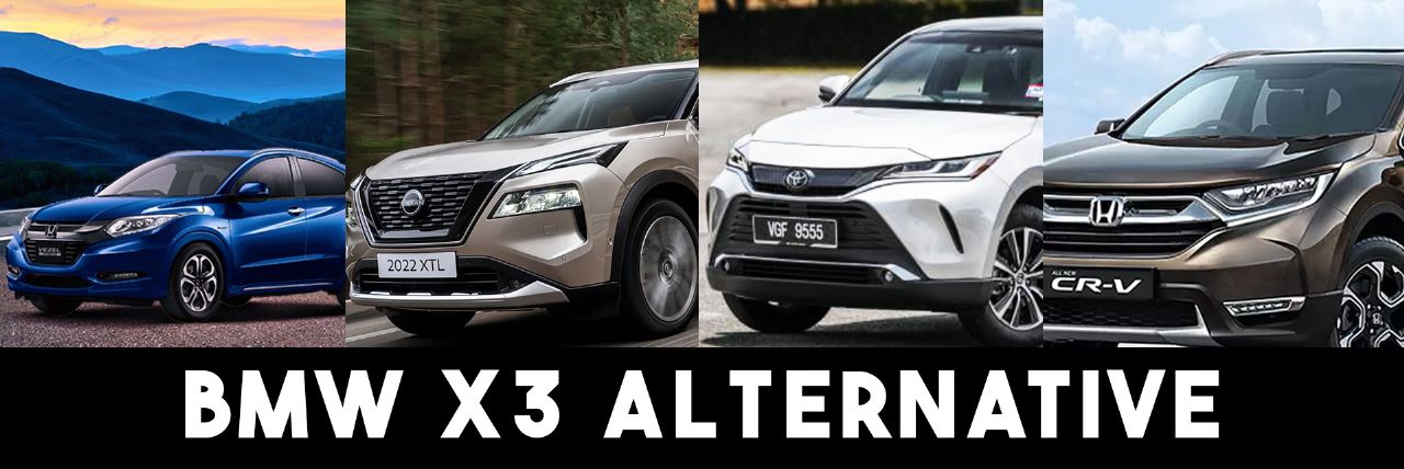 Top 5 alternative to bmw x3