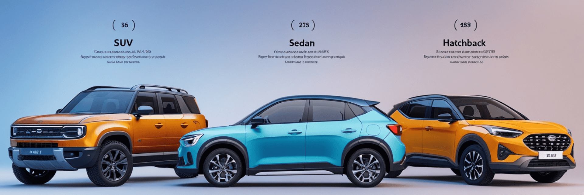 Difference Between SUV VS SEDAN VS Hatchback : Pros & Cons